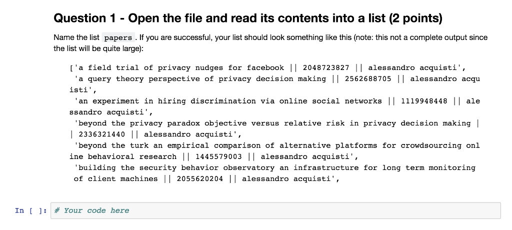 Solved %%%%% Python Jupiter Notebook %%% | Chegg.com