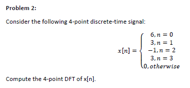 Solved Problem 2: Consider the following 4-point | Chegg.com