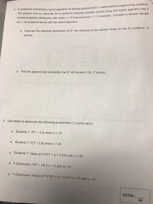 Solved presented a hybrid algorithm for solving polynomial | Chegg.com