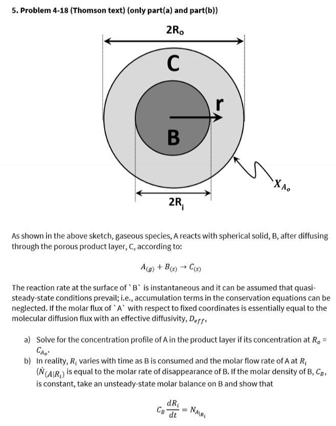 5. Problem 4-18 (Thomson text) (only part(a) and | Chegg.com