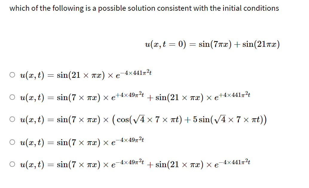 Solved C Given The Solution For X x What Is The Solution Chegg