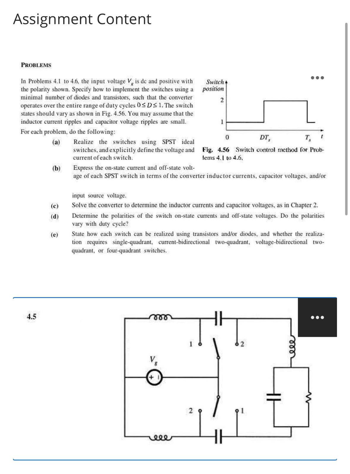 Solved Assignment Content PROBLEMS In Problems 4.1 to 4.6, | Chegg.com