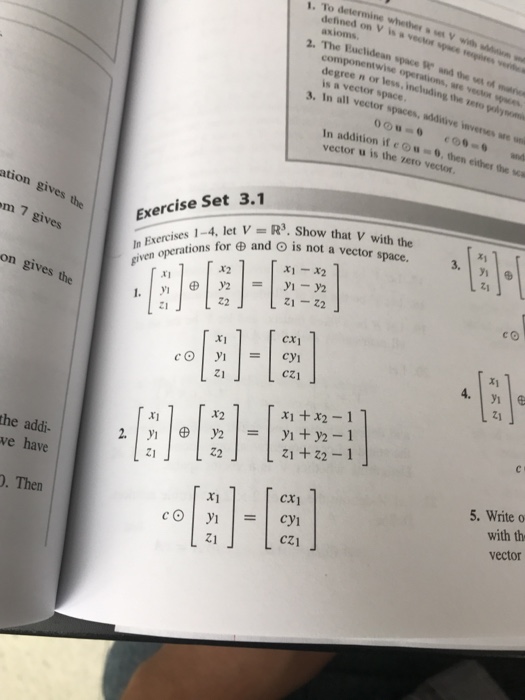 Solved ', defined on V isョvector space feepers, verwa | Chegg.com