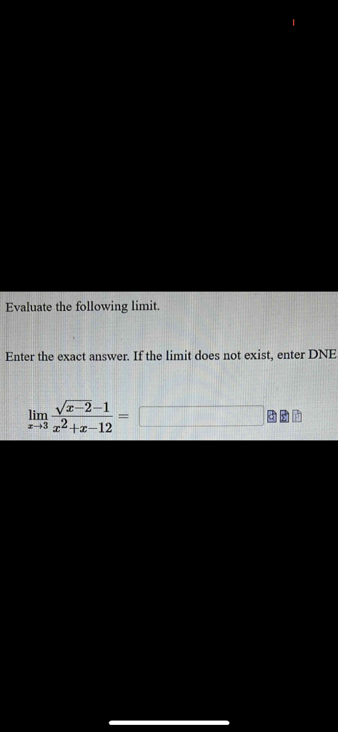 Solved Evaluate the following limit. Enter the exact answer. | Chegg.com