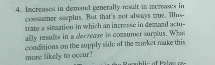 Solved Increases in demand generally result in increases in | Chegg.com