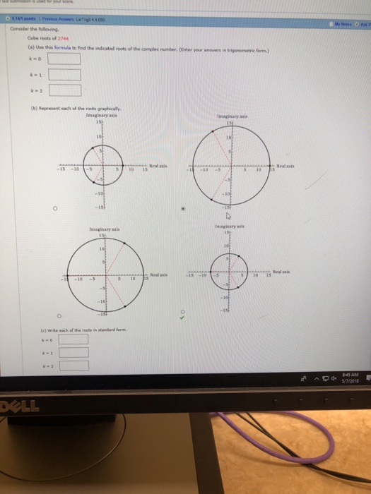 Consider the folloving Cube roots of 2744 (a) Use | Chegg.com