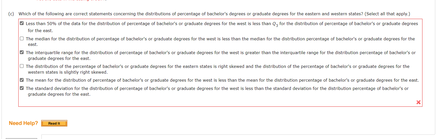 Solved STATSBYL01 6.3F.006.CHDS.(a) Calculate the mean for | Chegg.com