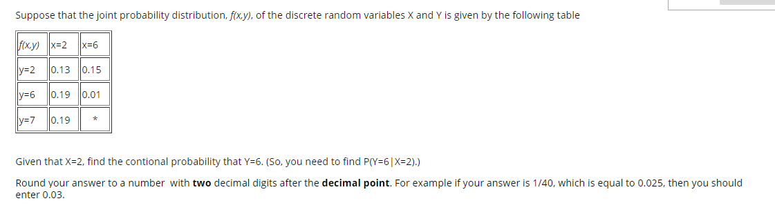 Solved Suppose that the joint probability distribution, | Chegg.com