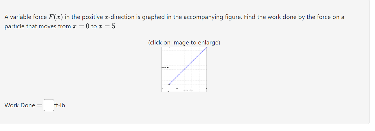 Solved A variable force F(x) in the positive x-direction is | Chegg.com
