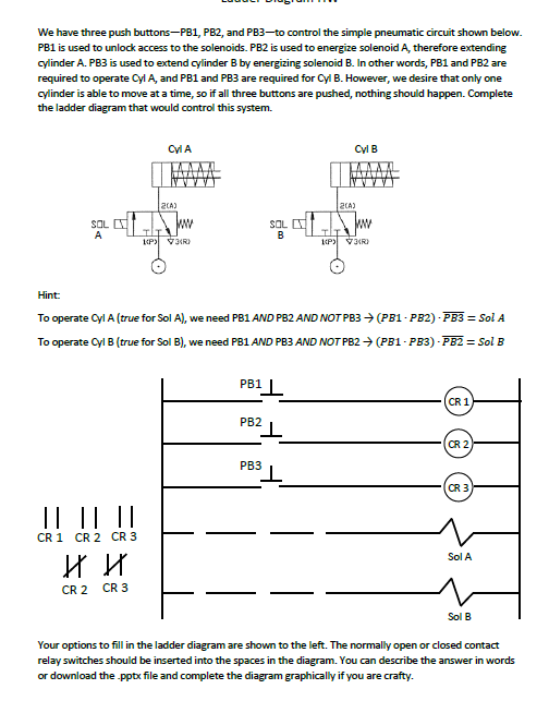 Solved We have three push buttons-PB1, PB2, and PB3-to | Chegg.com