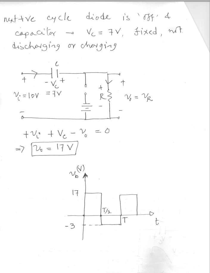 Solved Problem 3 20 points Sketch the output voltage vo for | Chegg.com