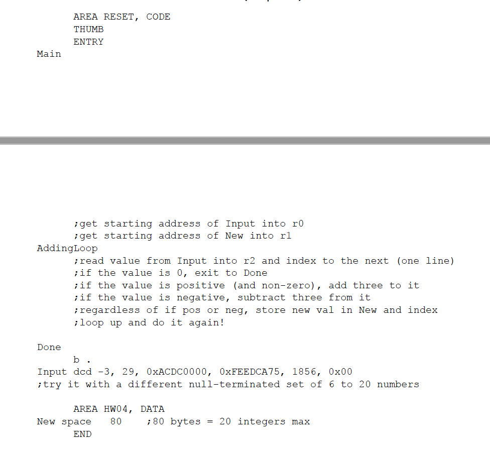 Solved Fill in the blanks below according to ARM processing | Chegg.com