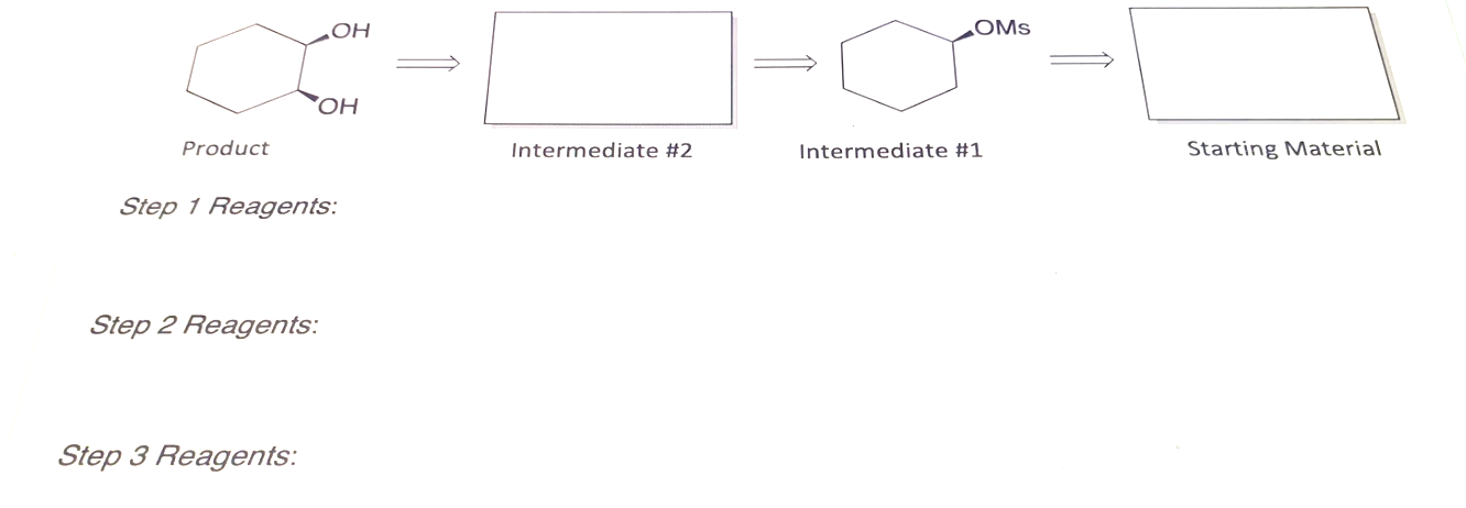 Solved Complete the following retrosynthesis and propose the | Chegg.com