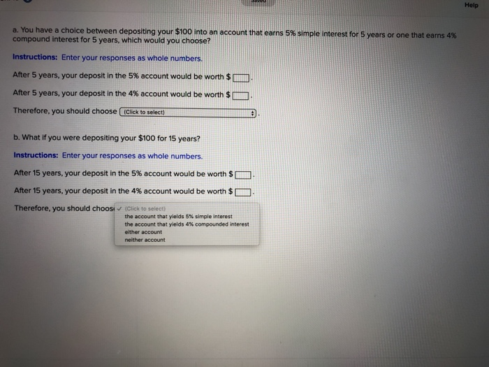 Solved The options in the multiple option part are the same | Chegg.com