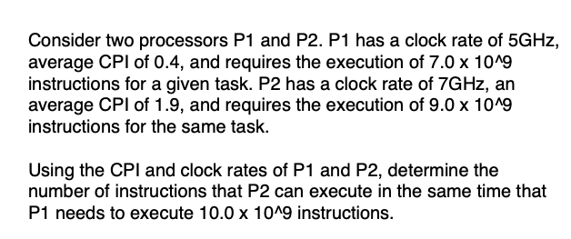 Solved Consider two processors P1 and P2. P1 has a clock | Chegg.com