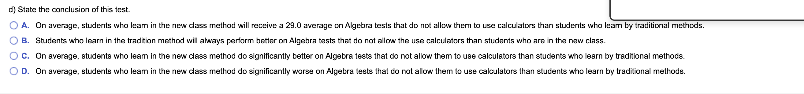 Solved A new approach for teaching mathematics was | Chegg.com