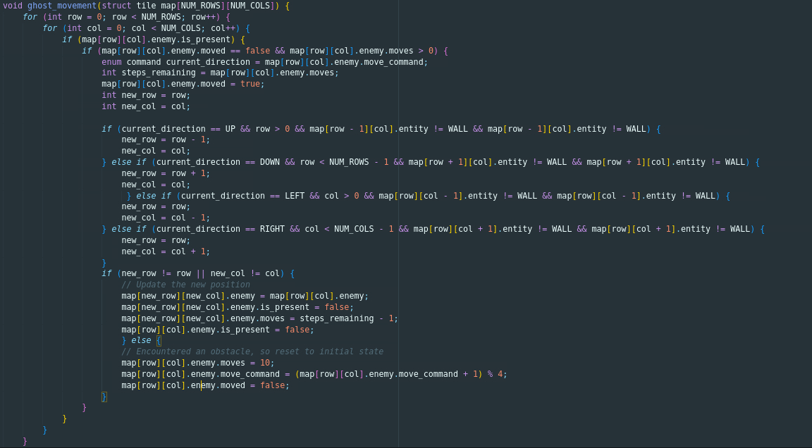 Solved host_movement(struct tile map[NUM_ROWS] [NUM_COLS]) | Chegg.com