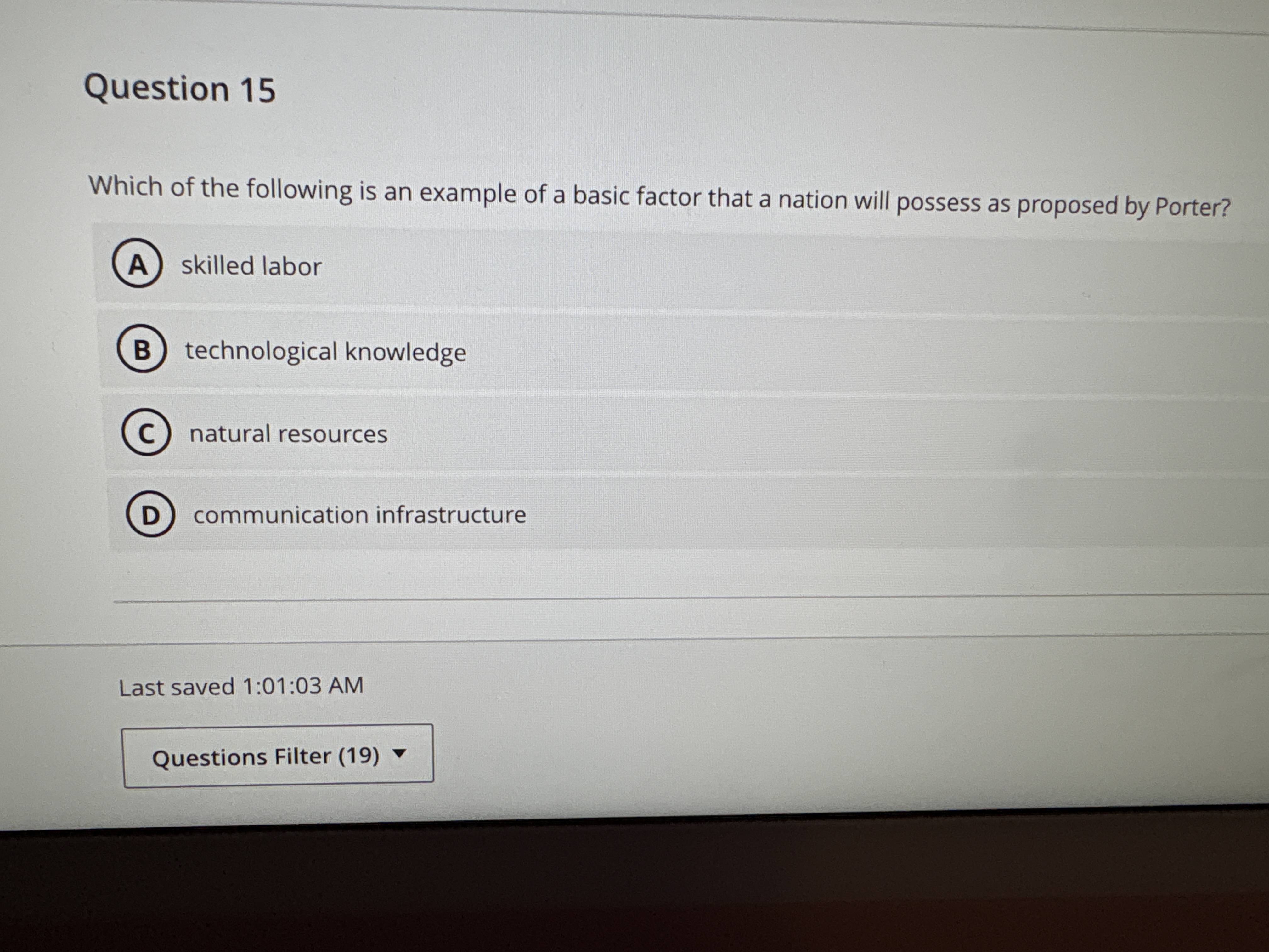 Solved Question 15Which of the following is an example of a | Chegg.com Solved Question 15Which of the following is an example of a | Chegg.com