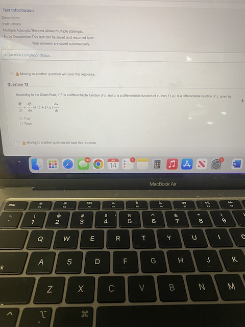 Solved Test information Description Instructions Miltiple | Chegg.com