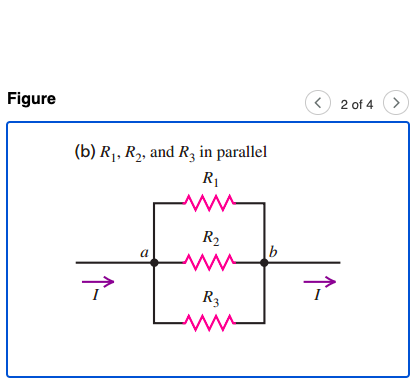 Solved Figure 0 2014 0 (b) R1, R2, and Rz in parallel RI R2 | Chegg.com