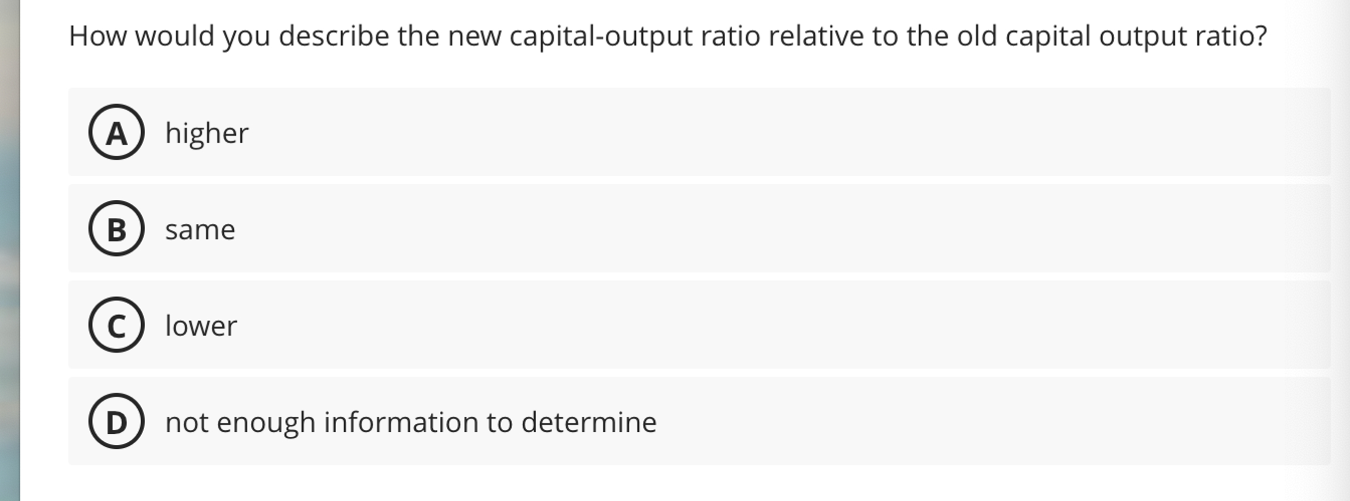Solved For the next four questions, use the following | Chegg.com