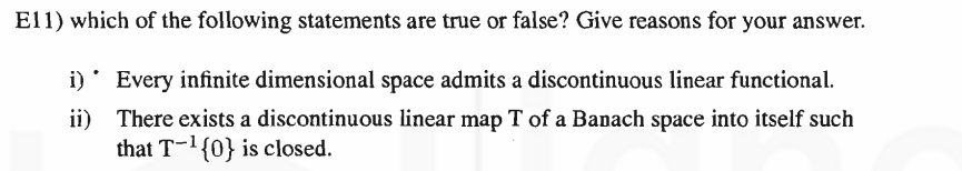 Solved E11) which of the following statements are true or | Chegg.com