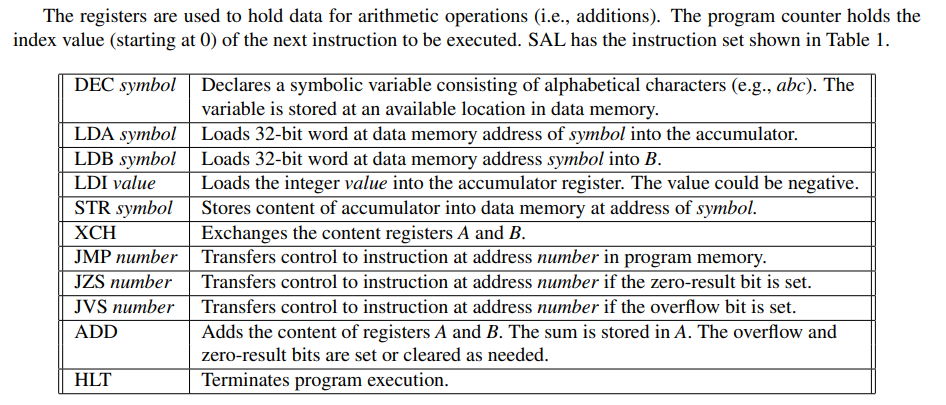 Solved Code required in C++ for the instruction table. You | Chegg.com