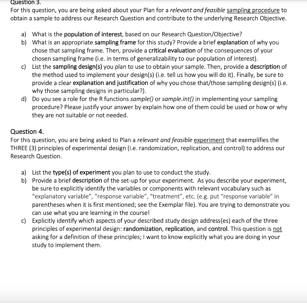 For the following assignment questions, consider our | Chegg.com