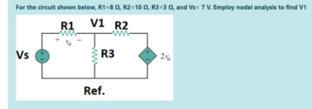 Solved For the circuit shown below, R1=80, R2=100, R3=3 , | Chegg.com