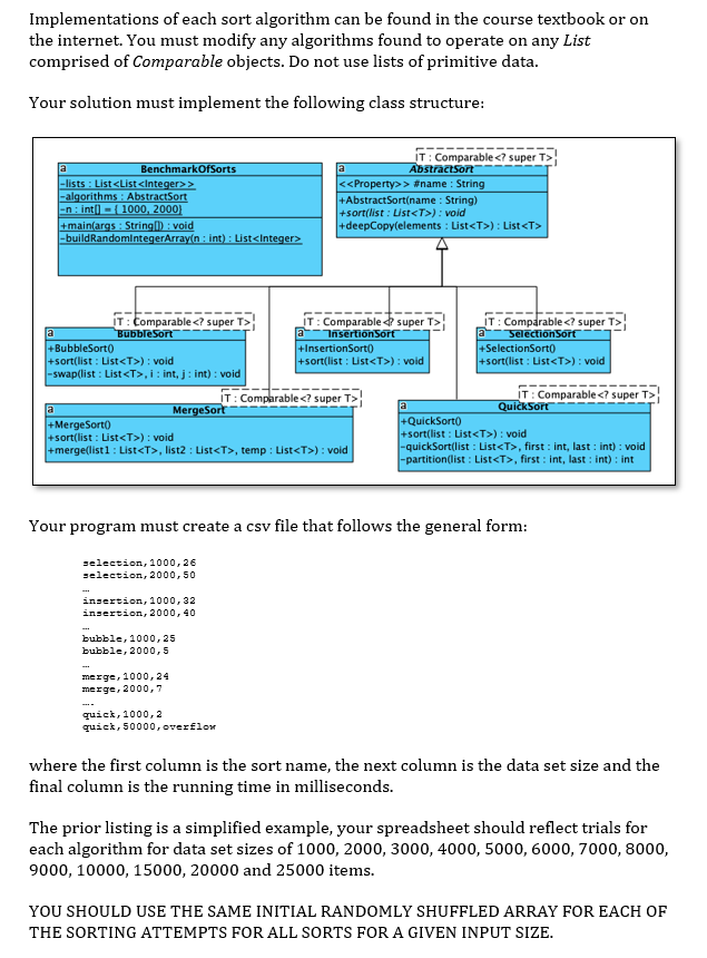 Solved Perform an analysis that compares the run times for | Chegg.com