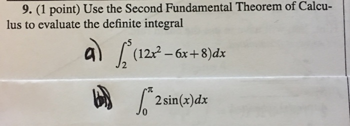 Solved Use the Second Fundamental Theorem of Calculus to | Chegg.com