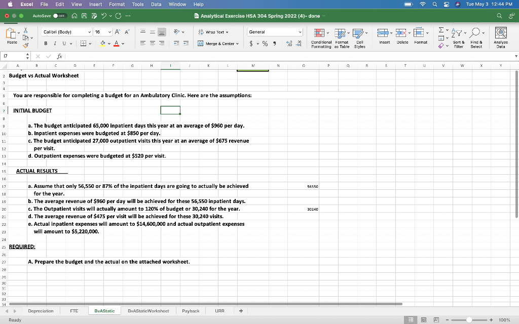 Solved Excel File Edit View Insert Format Tools Data Window | Chegg.com