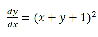 Solved Solve the differential equation dy/dx = (𝑥 + 𝑦 + | Chegg.com