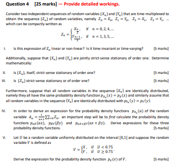 Solved Question 4 [25 marks] - Provide detalled workings. | Chegg.com