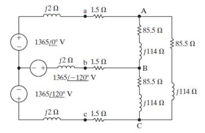Solved The voltages are given in rms value in the circuit | Chegg.com