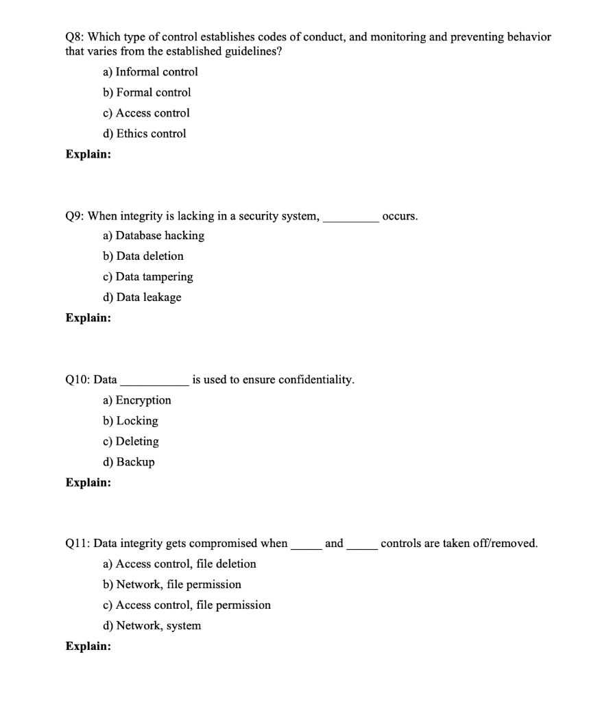Solved Q20: Digital signature provides a) authentication b) | Chegg.com