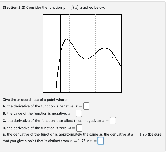 Solved (Section 2.2) The figure below shows a function g(x) | Chegg.com