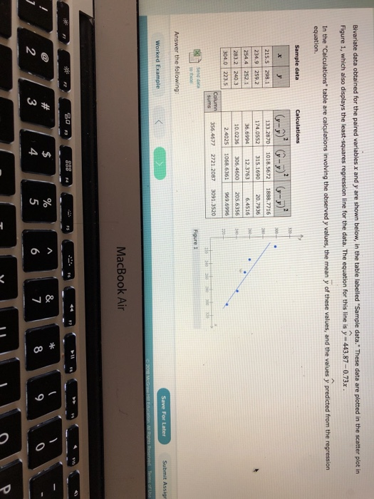 Solved Bivariate data obtained for the paired variables x | Chegg.com
