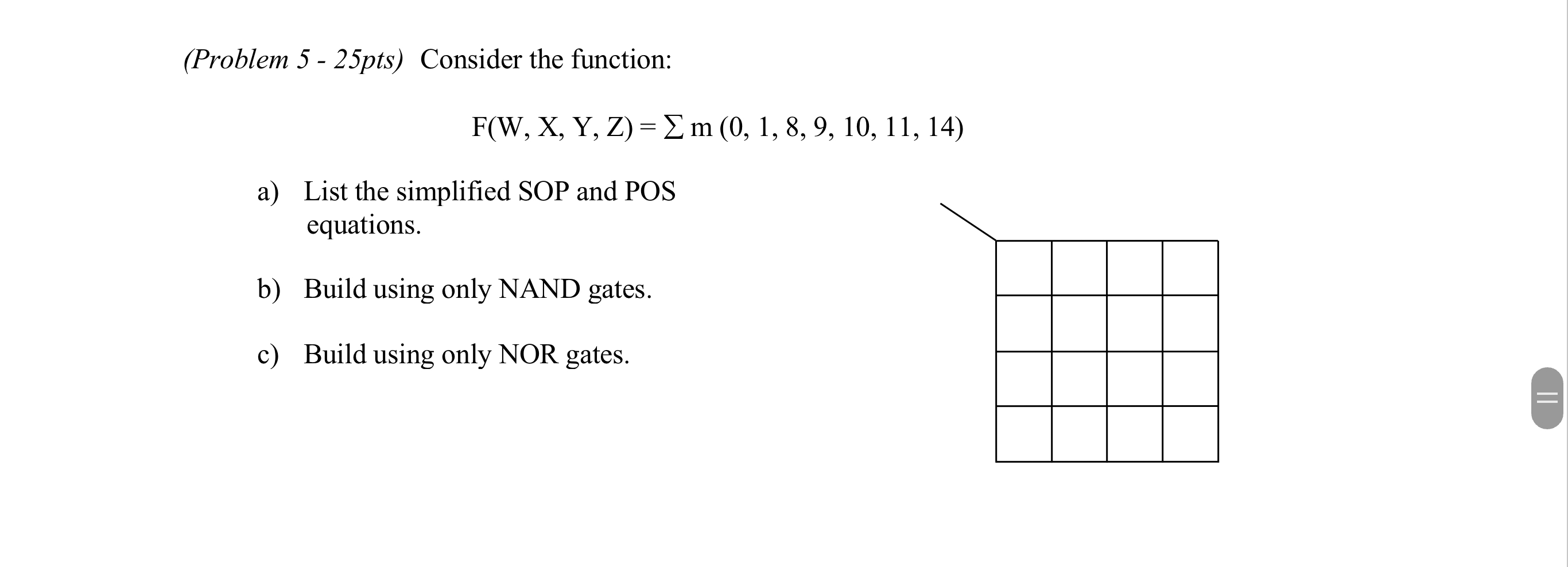 Solved (Problem 5 - 25pts) Consider the function: | Chegg.com