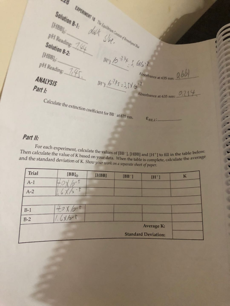 Solved Using The Extinction Coefficients Below, Calculate, 56% OFF