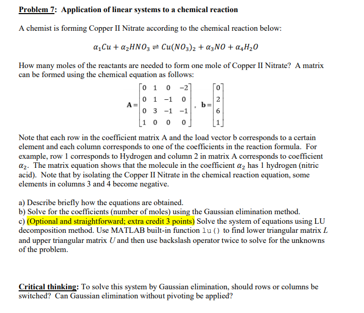 Solved Please use MATLAB, thank you function | Chegg.com