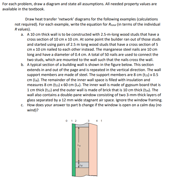 For each problem, draw a diagram and state all | Chegg.com