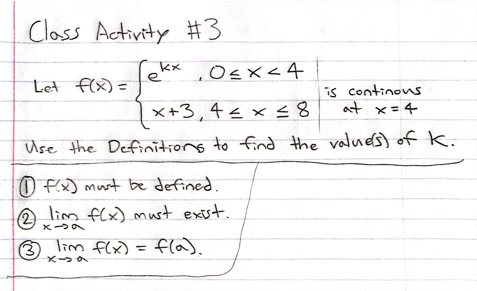 Solved Class Activity #3Let | Chegg.com