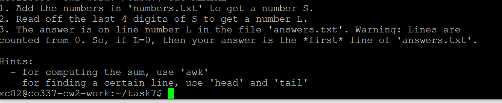 Solved 1. Add the numbers in 'numbers.txt' to get a number | Chegg.com
