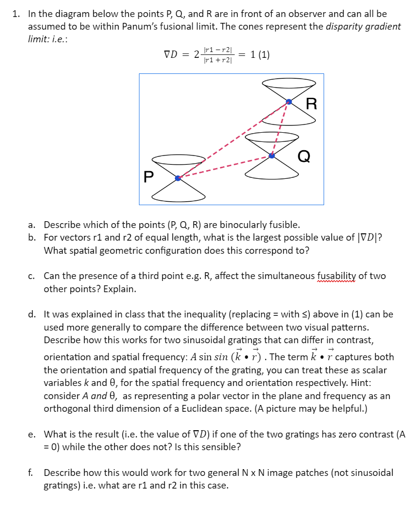 In the diagram below the points P, Q, and R are in | Chegg.com