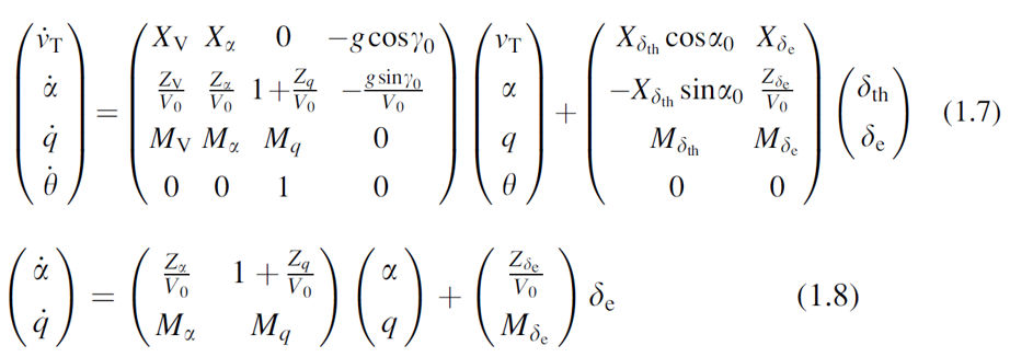 For the aircraft longitudinal dynamics (Equation | Chegg.com