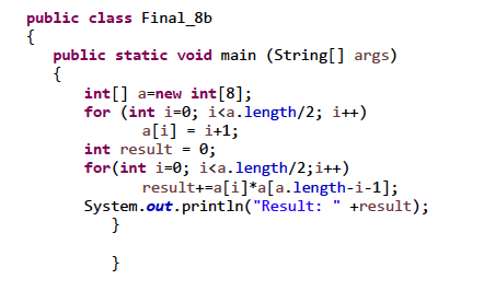 Solved (a) (5 pts) Show the output of the following code | Chegg.com