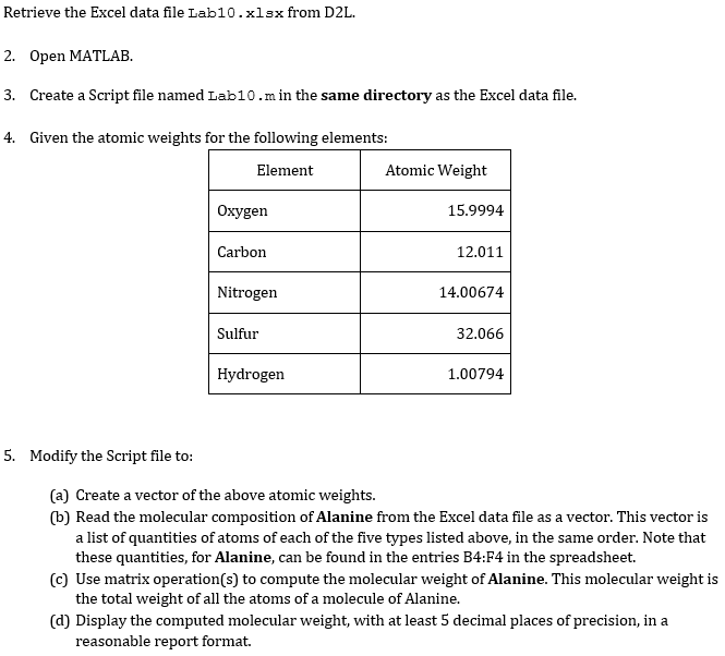Solved Retrieve the Excel data file Lab10.xlsx from D2L 2. | Chegg.com