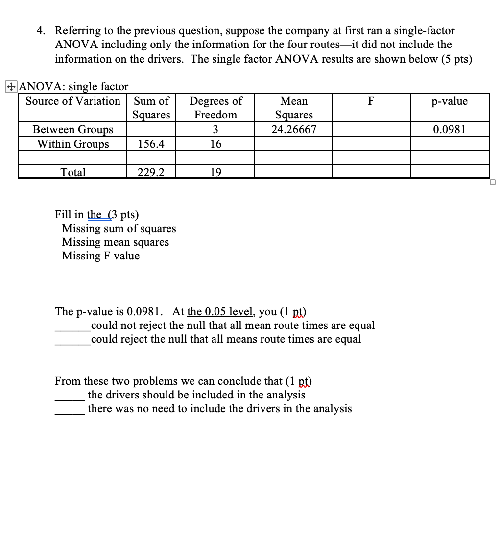 Solved 4. Referring to the previous question, suppose the | Chegg.com
