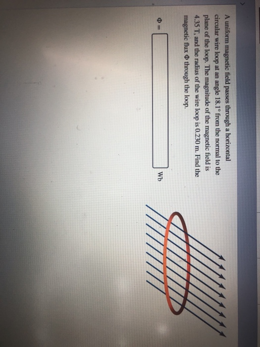 Solved uniform magnetic field passes through a horizontal | Chegg.com